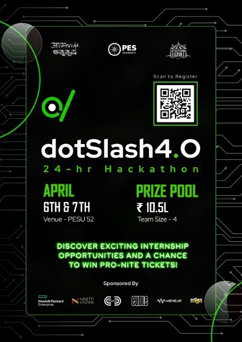 dotSlash 4.0: 24-hr Hackathon - PES University